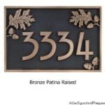Acorn Address Plaque | Atlas Signs and Plaques