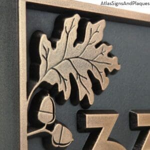 Acorn Address Plaque | Atlas Signs and Plaques