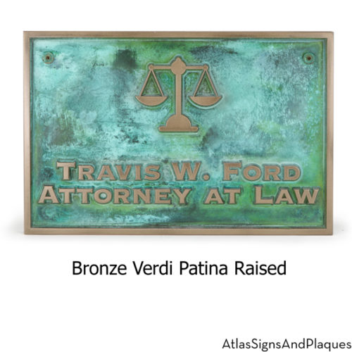 Attorney At Law Sign | Atlas Signs and Plaques