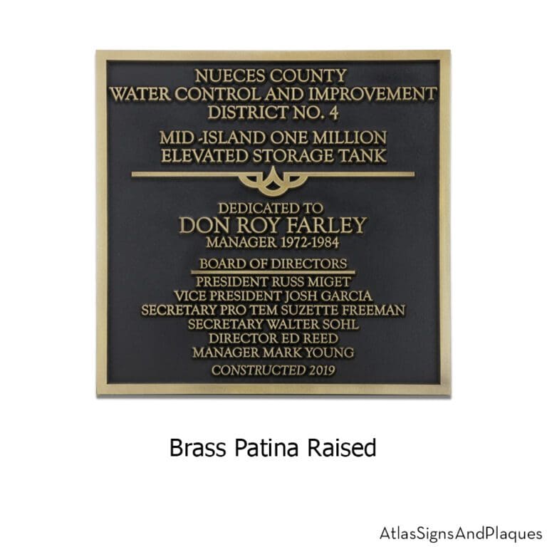 Square Historical Plaque | Atlas Signs and Plaques
