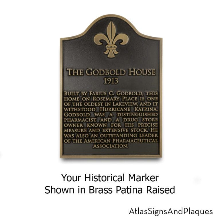 Your Historical Marker | Atlas Signs and Plaques