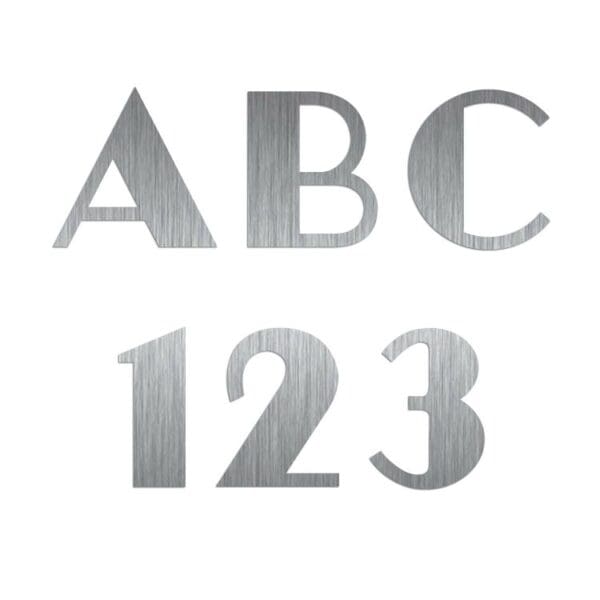 Art Deco Broadway Font Metal Letters & Numbers | Atlas Signs and Plaques